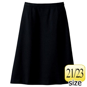 Aラインスカート（57cm丈） 12190 ブラック （21・23号） | 【ミドリ安全】公式通販