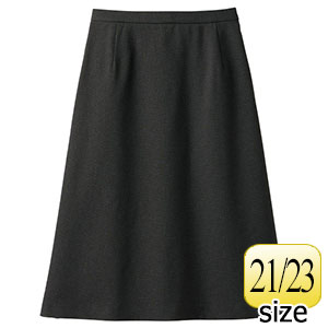 Aラインスカート（57cm丈） 12199 チャコール （21・23号） | 【ミドリ安全】公式通販